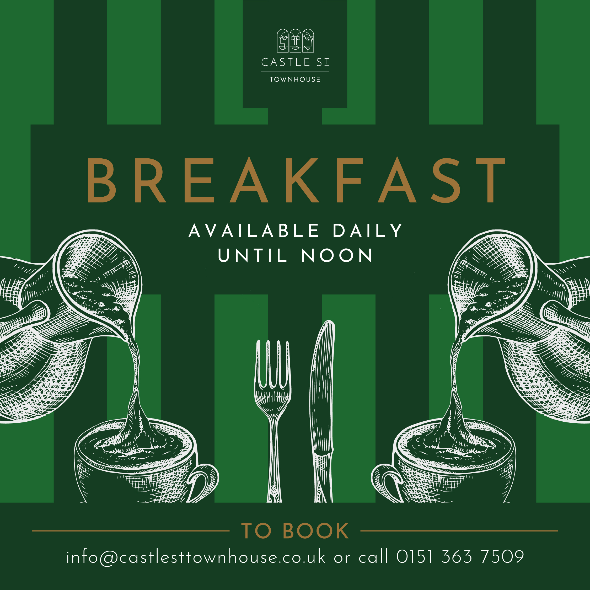 What’s on : Castle St Townhouse | ALL DAY Dining Devoted To You